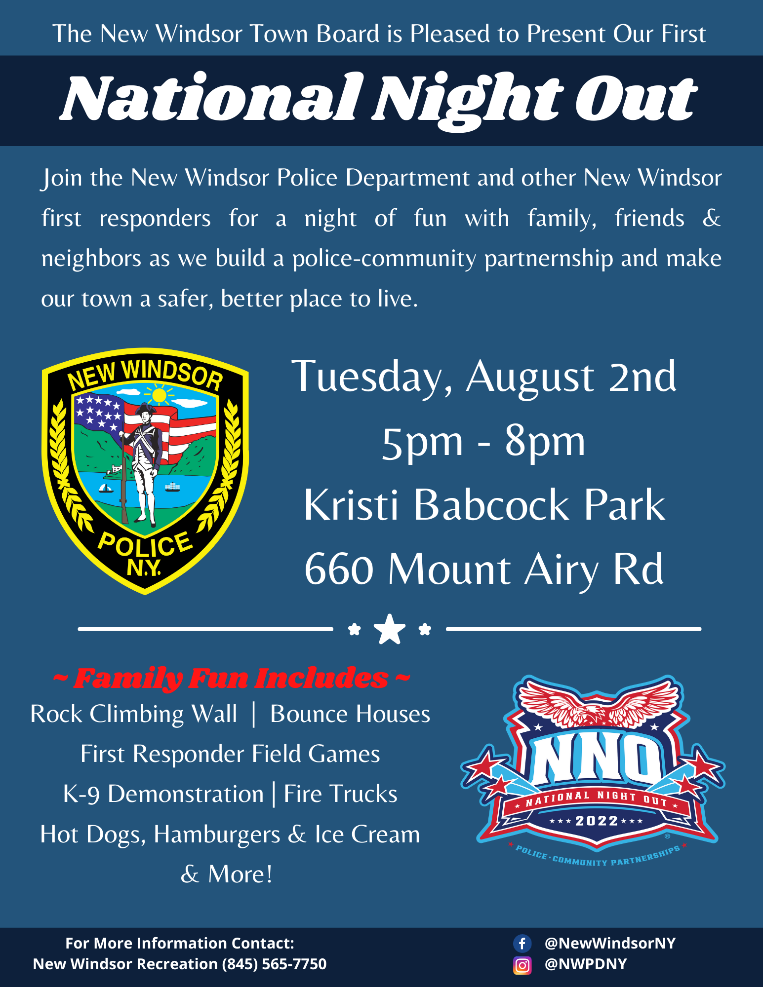 Town of New Windsor, Orange County, New York > Police > 2022 National ...